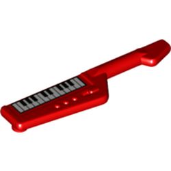 LEGO PART 66944pr0001 Musical Instrument Keytar with Piano Keys, Black ...