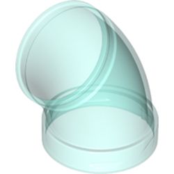 LEGO PART 49737 Tube, Slide Curved 45deg | Rebrickable - Build with LEGO