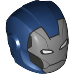 LEGO PART 28631pr0006 Helmet with Armor Plates and Ear Protectors with ...