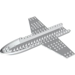 LEGO PART 67138 Plane Fuselage 26 x 24 x 1 2/3 | Rebrickable - Build ...