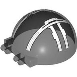 LEGO PART 50747pr0018 Windscreen 6 x 6 x 3 Canopy Half Sphere with Dual ...