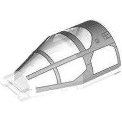 LEGO PART 92279pr0003 Windscreen 7 x 4 x 2 Round with Handle with Light ...