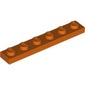 LEGO PART 3666 Plate 1 x 6 | Rebrickable - Build with LEGO