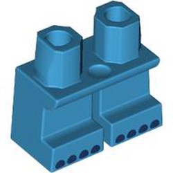 LEGO PART 41879apr0003 Legs Short with Dark Blue Toes/Paws print ...