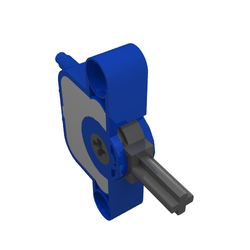 LEGO PART 19474 Pneumatic Switch with Pin Holes, Axle Hole and Stepped ...