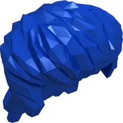 LEGO PART 24072 Hair Long Mullet Style | Rebrickable - Build with LEGO