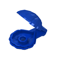 LEGO PART 30218 Animal, Clam [Type 1 - Continuous Scalloped Inner Lip ...