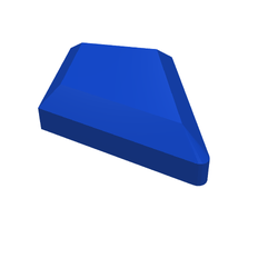 LEGO PART 35649 Tile Special 1 x 2 Diamond Plain | Rebrickable - Build ...