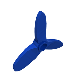 LEGO PART 4617 Propeller 3 Blade 5.5 Diameter [Undetermined Hole Size ...
