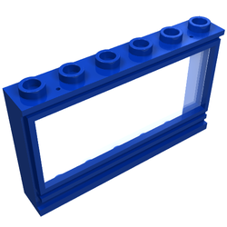 LEGO PART 604 Window 1 x 6 x 3 Panorama | Rebrickable - Build with LEGO