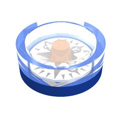 LEGO PART 70001pr0002 Equipment Compass with Fleur de Lis Print ...