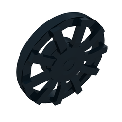LEGO PART 18978b Wheel Cover 10 Spoke - for Wheel 18976 | Rebrickable ...