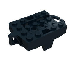 LEGO PART 26021 Vehicle Base, Roller Coaster Car 4 x 5 | Rebrickable ...