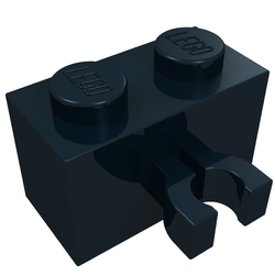 LEGO PART 30237a Brick Special 1 x 2 with Vertical Clip [Thick U Clip ...