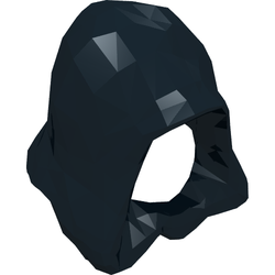 LEGO PART 30381 Hood, Connected Chin | Rebrickable - Build with LEGO