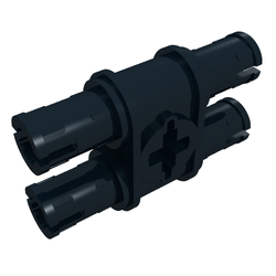 LEGO PART 32138 Technic Pin Double with Axle Hole | Rebrickable - Build ...