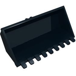 LEGO PART 47508 Construction Vehicle Bucket 4 x 8 with Locking 2 Finger ...