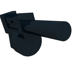 LEGO PART 85973 Weapon Gun [Automatic Long Barrel and Round Magazine ...