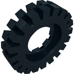 LEGO PART 3634b Tyre 43 x 17 Old | Rebrickable - Build with LEGO