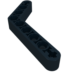 LEGO PART 6629 Technic Beam 1 x 9 Bent (6 - 4) Thick | Rebrickable ...