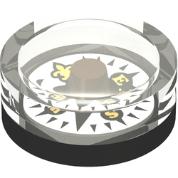 LEGO PART 70001pr0002 Equipment Compass with Fleur de Lis Print ...