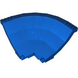 LEGO PART 43086 Sports Arena Section / Snowboard Ramp Corner ...