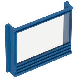 LEGO PART brickslot0006 Window 1 x 6 x 4 Panorama with Glass for ...