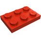 LEGO PART 3021 Plate 2 x 3 | Rebrickable - Build with LEGO