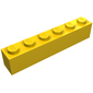LEGO PART 3009 Brick 1 x 6 | Rebrickable - Build with LEGO
