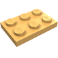 LEGO PART 3021 Plate 2 x 3 | Rebrickable - Build with LEGO