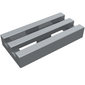 LEGO PART 2412b Tile Special 1 x 2 Grille with Bottom Groove ...