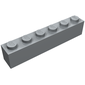 LEGO PART 3009 Brick 1 x 6 | Rebrickable - Build with LEGO
