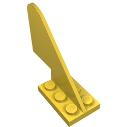 LEGO PART 3587 Tail Old | Rebrickable - Build with LEGO