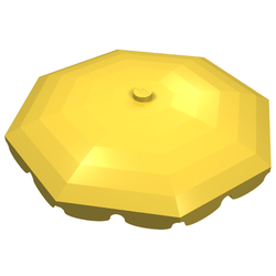 LEGO PART 6252 Belville, Equipment, Umbrella Top with Rounded Bottom ...
