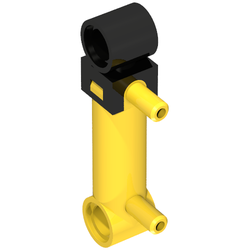 LEGO PART 74981 Pneumatic Cylinder 1 x 5 with 2 Inlets | Rebrickable ...