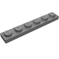 LEGO PART 3666 Plate 1 x 6 | Rebrickable - Build with LEGO