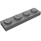 LEGO PART 3710 Plate 1 x 4 | Rebrickable - Build with LEGO
