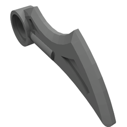 LEGO PART 98347 Wing / Blade 1 x 4 with Pin Hole | Rebrickable - Build ...