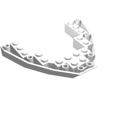 LEGO PART 2622 Wedge Sloped Inverted 8 x 10 x 1 Boat Bow | Rebrickable ...