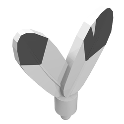 LEGO PART 30126pr0003 Headwear Accessory Plume / Feathers with Pin and ...