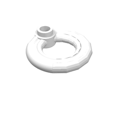 LEGO PART 30340 Equipment Flotation Ring [Life Preserver] | Rebrickable ...