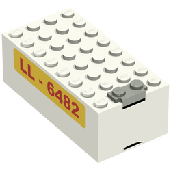 LEGO PART 4760c01pr0003 Battery Box, 9V Small [Complete Assembly] with ...
