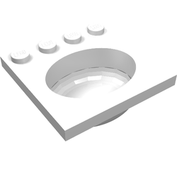 LEGO PART 6195 Sink 4 x 4 with Elliptical Basin | Rebrickable - Build ...