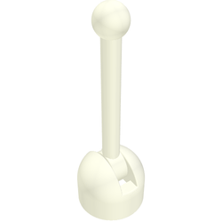 LEGO PART 298c04 Lever Small Base with White Lever | Rebrickable ...