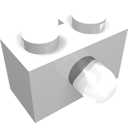 LEGO PART 6035 Light Brick 1 x 2 with Single Side Light | Rebrickable ...