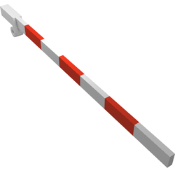 LEGO PART 815 Train Level Crossing Gate Type 1, Crossbar with Red ...