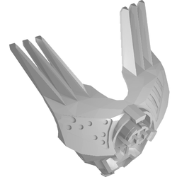 LEGO PART 87801 Large Figure Chest Cover, Armour with Triple Spiked ...