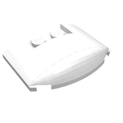 LEGO PART 93604 Slope Curved 3 x 4 x 2/3 Triple Curved with 2 Sunk ...