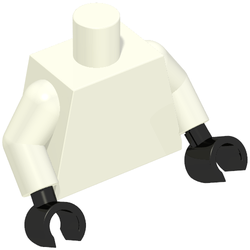 LEGO PART 973c27h03pr0020 Torso, Ninja Robes, Medium Azure Trim, Dark ...