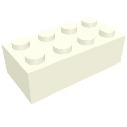 LEGO PART upn0041 Brick 2 x 4 without Bottom Tubes, Slotted (with 1 ...